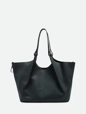 GIANNI CHIARINI Dua Grained Calfskin Leather Shoulder Bag - Green