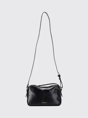 GIANNI CHIARINI Cleo Leather Shoulder Bag With Braided Removable Handle - Black