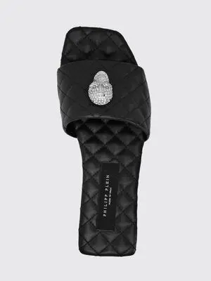 Philipp Plein Flat Sandal - Black