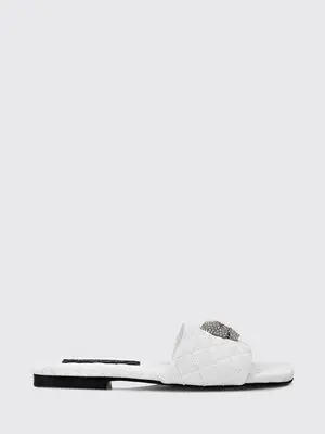Philipp Plein Flat Sandal - White