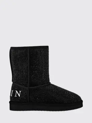 Philipp Plein Flat Ankle Boot - Black