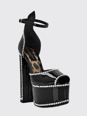 Philipp Plein Heeled Sandal - Black