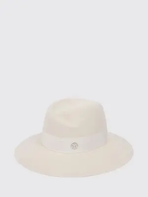 MAISON MICHEL Fedora Hat - Pearl