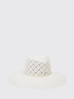 MAISON MICHEL Wide Brim Hat - Natural