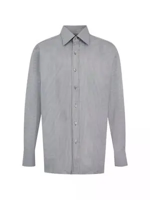 TOM FORD Micro-patterned Classic-fit Shirt