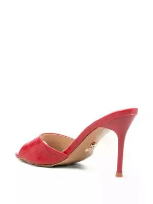 TWENTY FOURHAITCH Brandinchi Croc-effect Stiletto Sandals