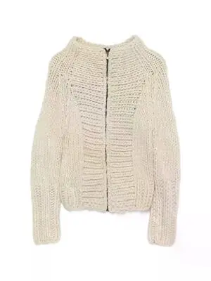 Gucci 2000 Chunky-knit Jacket - Neutrals