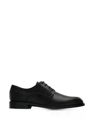 BOSS Micro-pattern Leather Derby Shoes