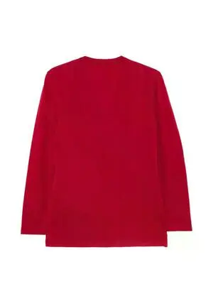 Celine 2000s Rope-print V-neck Sweater