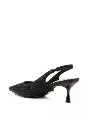 TWENTY FOURHAITCH Phuket Crystal-embellished Slingback Pumps