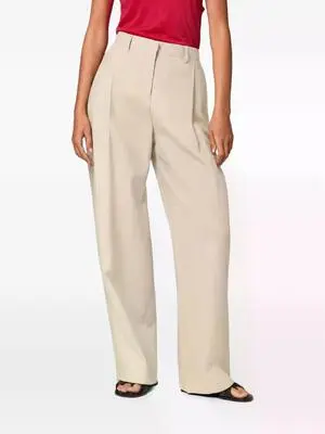 Paul Smith Pleated Pressed-crease Trousers - Neutrals