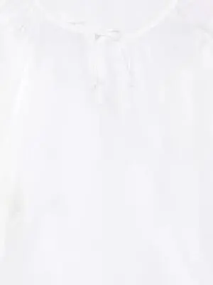 Prada 1990 Tie-neck Drawstring Blouse