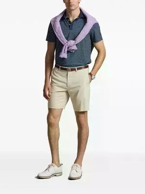 Rlx Ralph Lauren Geometric-print Polo Shirt