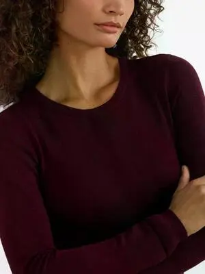 Ralph Lauren A-line Wool Sweater Midi Dress