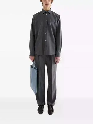 JIL SANDER Wool Pinstripe Shirt