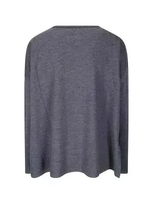 Labo.art Sandra Crew-neck Long-sleeve T-shirt - Grey