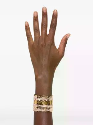 L'EIGHT STUDIO Engraved Woven Cuff Bracelet