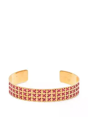 L'EIGHT STUDIO Engraved Cuff Bracelet - Gold