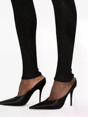 DONDUP Glitter-effect Ribbed Leggings