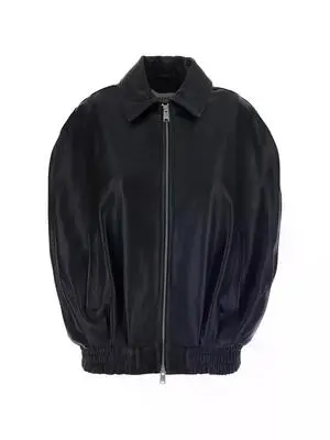 ARMA Bina Elasticated-hem Leather Jacket