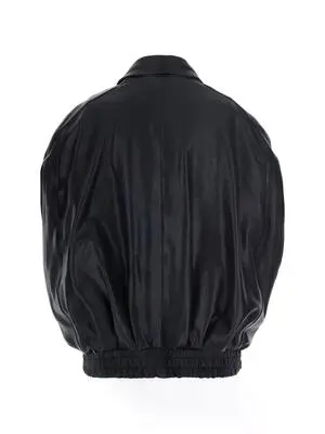 ARMA Bina Elasticated-hem Leather Jacket
