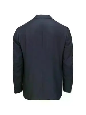 Isaia Single-breasted Blazer - Blue