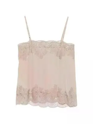 P.a.r.o.s.h Lace Trim Camisole Top