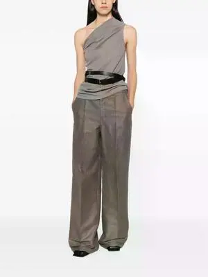 Rick Owens One-shoulder Sleeveless Top - Grey