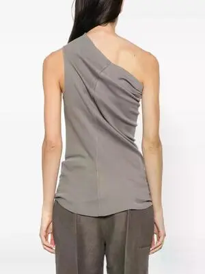Rick Owens One-shoulder Sleeveless Top - Grey