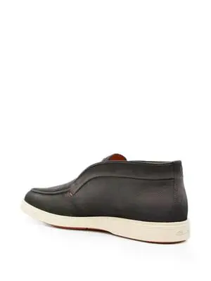 Santoni Slip-on Suede Boots