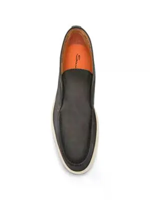 Santoni Slip-on Suede Boots
