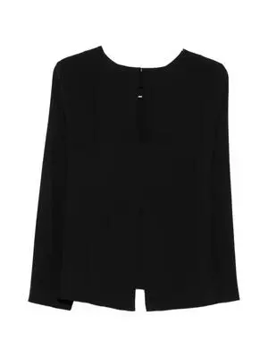 P.a.r.o.s.h Long-sleeve Boat-neck Blouse
