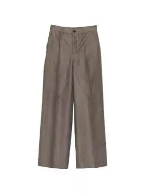 Rick Owens Belt-loop Palazzo Pants - Brown