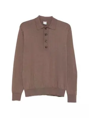 Eleventy Long-sleeve Polo Shirt