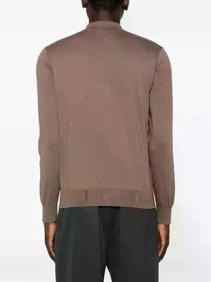 Eleventy Long-sleeve Polo Shirt