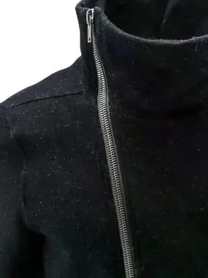 Rick Owens Asymmetric-zip Funnel-neck Sweater