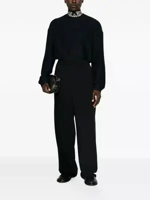 Giorgio Armani Pleated Wide-leg Trousers