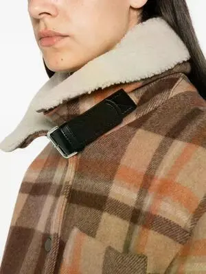 SEMICOUTURE Checked Coat