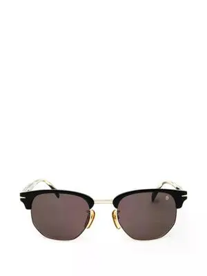 DB EYEWEAR BY DAVID BECKHAM Square-frame Sunglasses - Gold