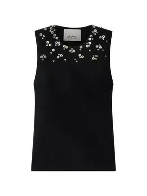 Isabel Marant Étoile Apolline Sequin Embellished Knit Pullover