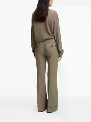 BOSS Gabardine Flared Trousers