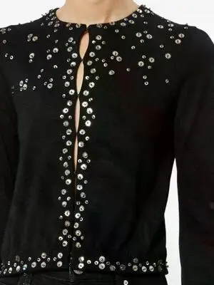 Isabel Marant Étoile Amaria Sequined Fine-knit Cardigan