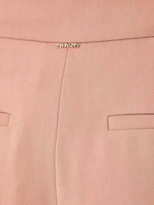 TWINSET Pressed-crease Wide-leg Trousers