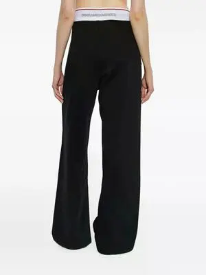 Dsquared2 Cotton Sweatpants With Logo Waistband