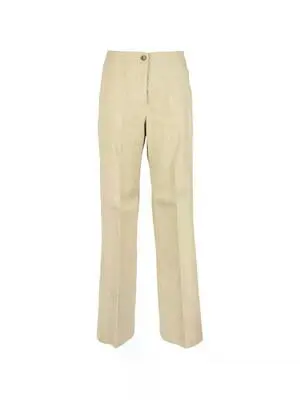 Seventy Elasticated-waistband Pressed-crease Trousers - Neutrals
