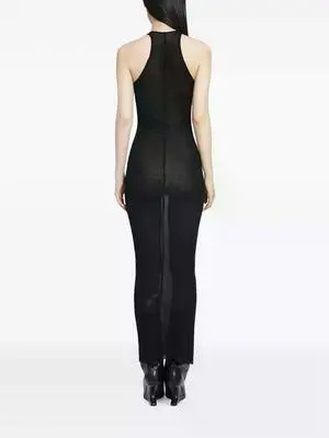 Rick Owens Rib Long Sleeve Dress