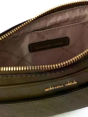 Michael Kors Logo-charm Pebbled Shoulder Bag