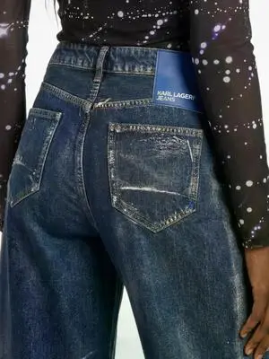Karl Lagerfeld Coated Cargo Pants
