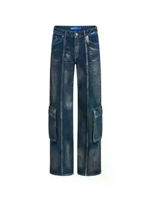 Karl Lagerfeld Coated Cargo Pants