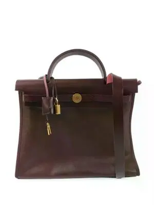 Hermès Herbag Pm Tote Bag - Brown
